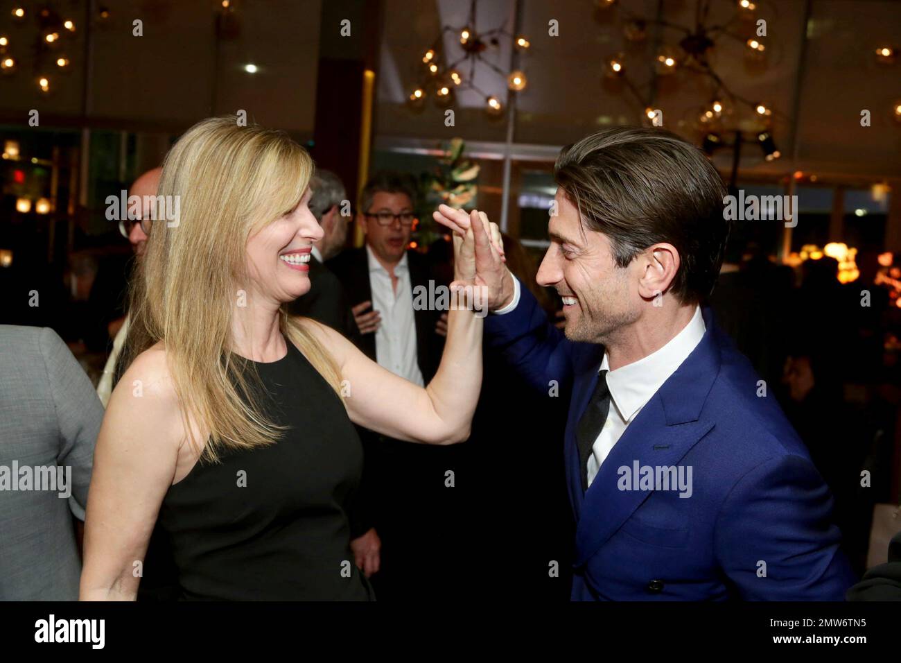 Producer Kim Zubick and Iddo Goldberg seen at Los Angeles Premiere of ...