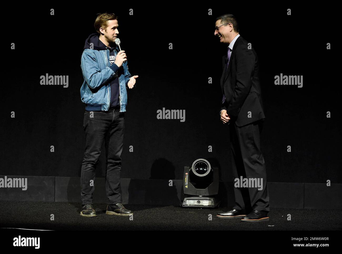 Ryan Gosling and Thomas Rothman, Chairman of Sony Pictures ...