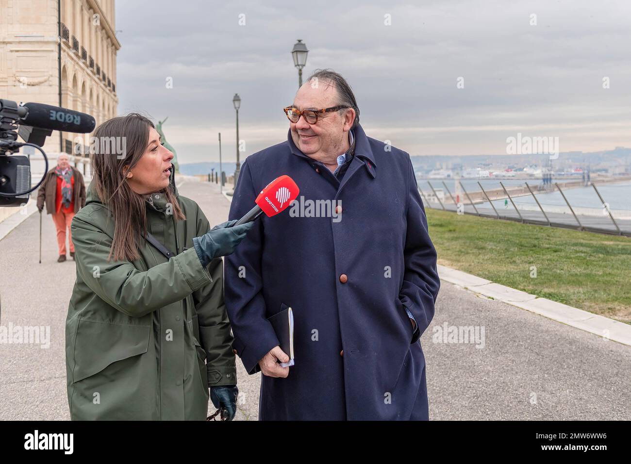 The Socialist Senator from Marseille Patrick Menucci arrives at the ...
