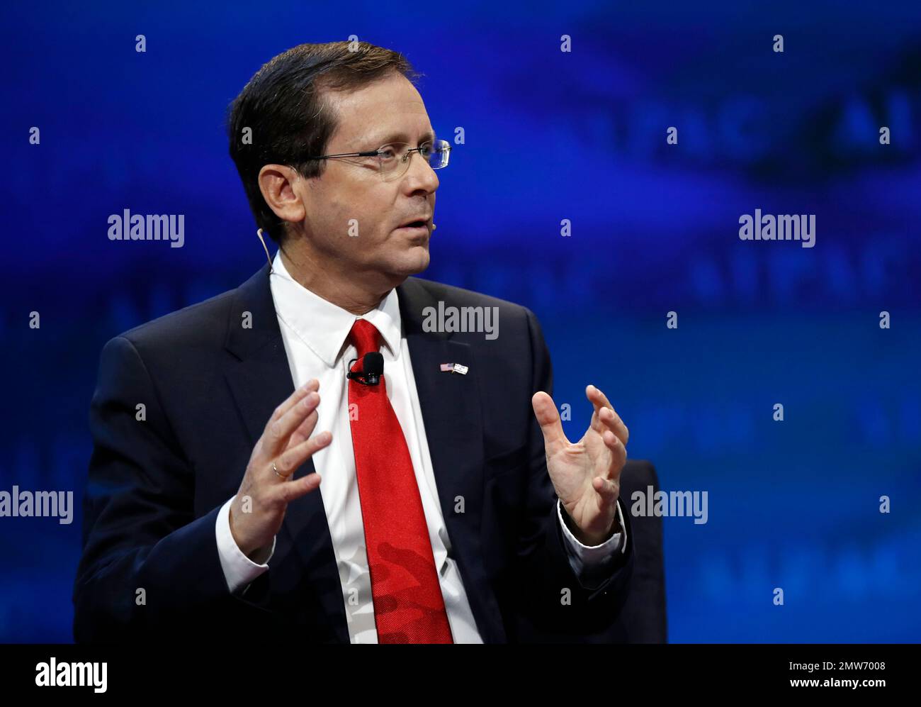 Israeli Opposition Leader and Zionist Union Chairman Isaac Herzog ...