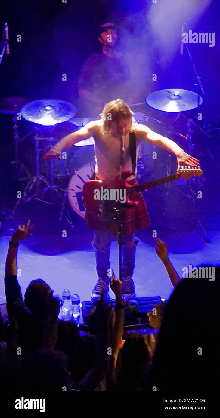 31 January 2023 London UK - THE HUNNA performance at BRITsWeek ...