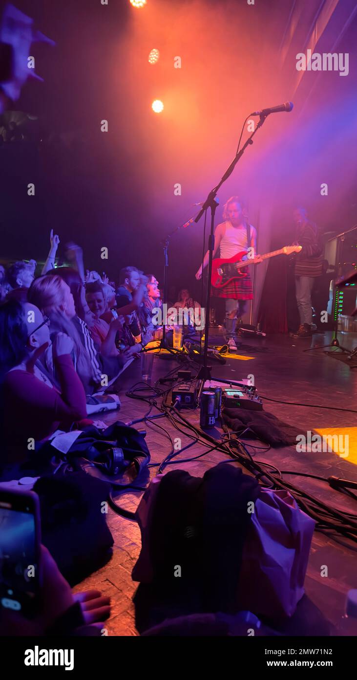 31 January 2023 London UK - THE HUNNA performance at BRITsWeek ...