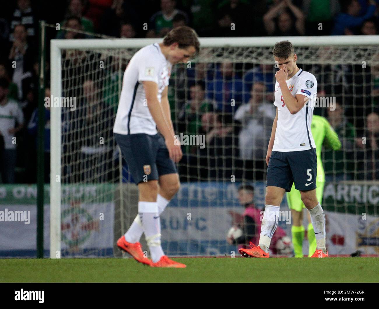 Norway's Gustav Valsvik react after full time during their World Cup ...