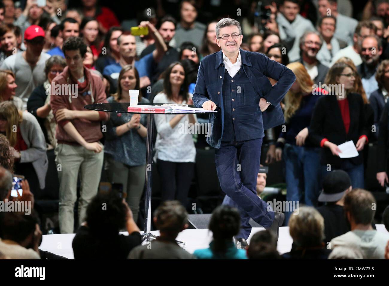 French Left party leader and candidate for the 2017 French presidential ...