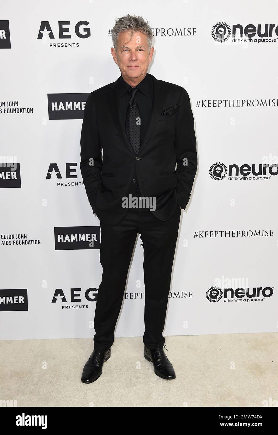 David Foster arrives at Elton John's 70th Birthday and 50-Year ...