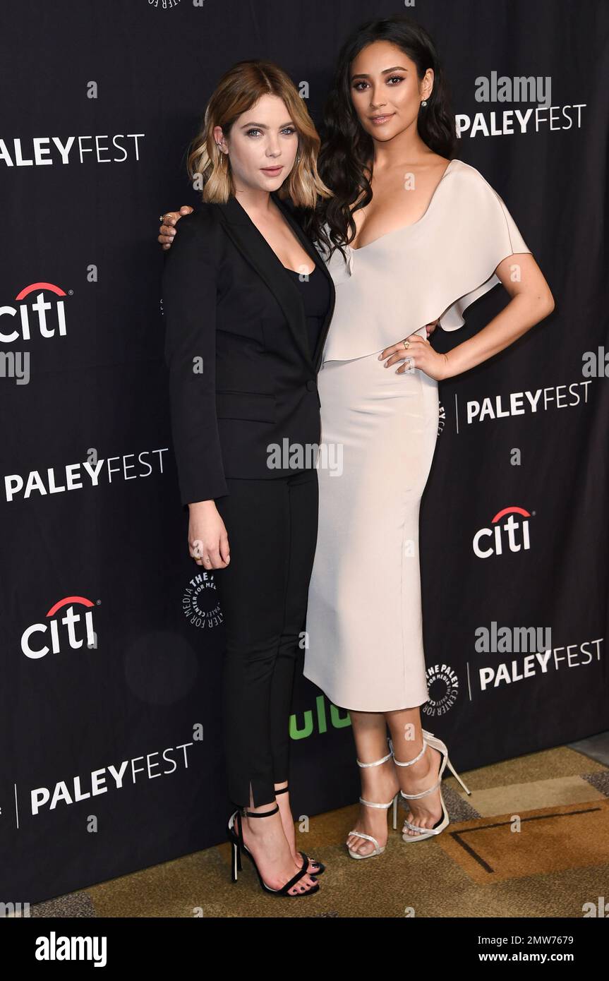 Shay Mitchell, left, and Ashley Benson attend the 34th annual PaleyFest ...