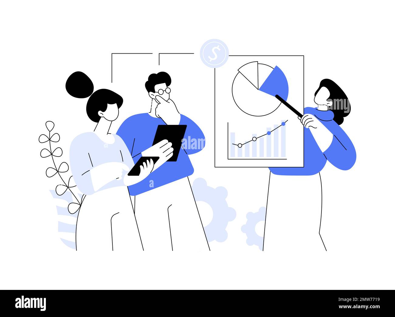 Consultative selling abstract concept vector illustration Stock Vector ...