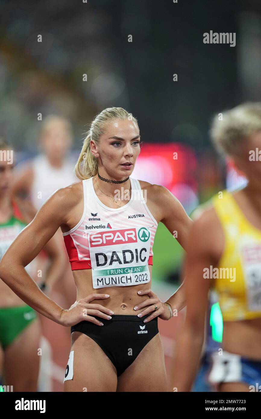 Ivona Dadic participating in the 200 meters of the European Athletics ...