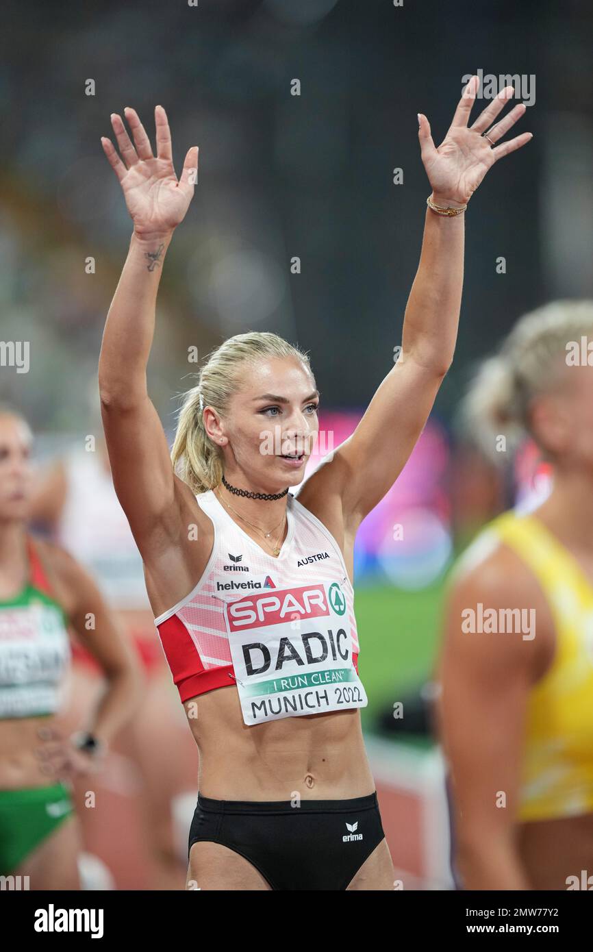 Ivona Dadic participating in the 200 meters of the European Athletics ...