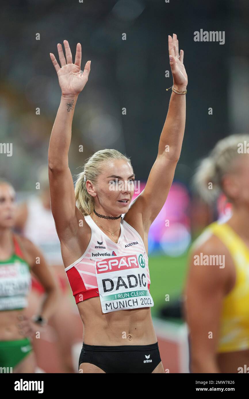 Ivona Dadic participating in the 200 meters of the European Athletics ...