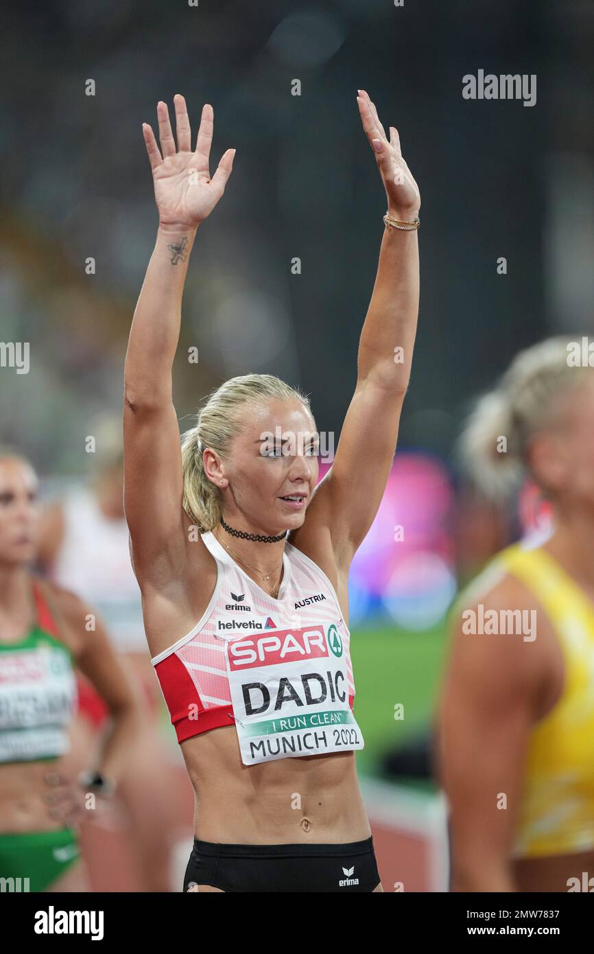 Ivona Dadic participating in the 200 meters of the European Athletics ...