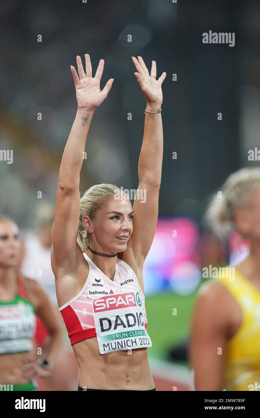Ivona Dadic participating in the 200 meters of the European Athletics ...