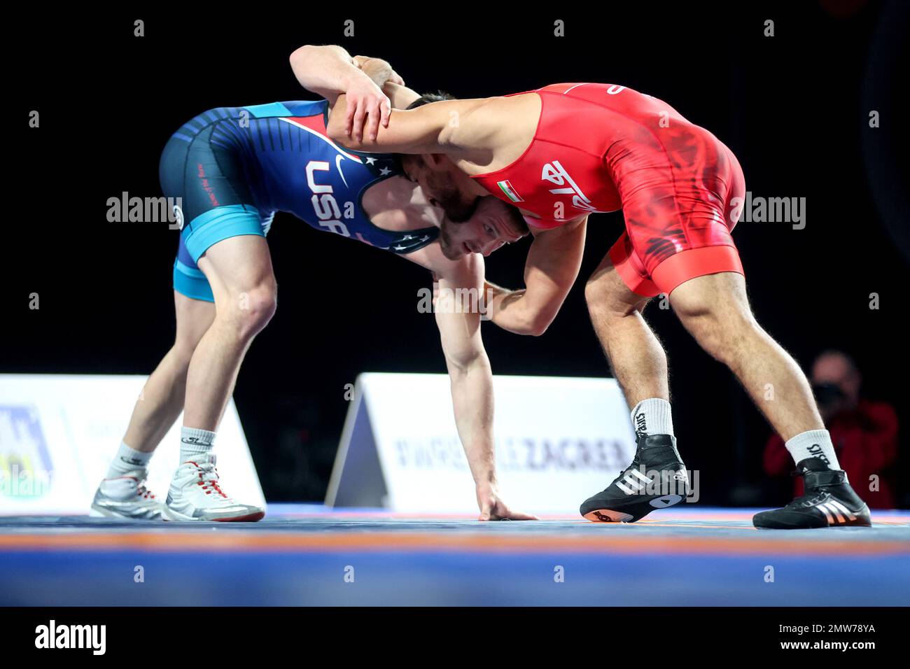 ZAGREB, CROATIA – FEBRUARY 01: Yones Aliakbar Emamichoghaei of Iran ...