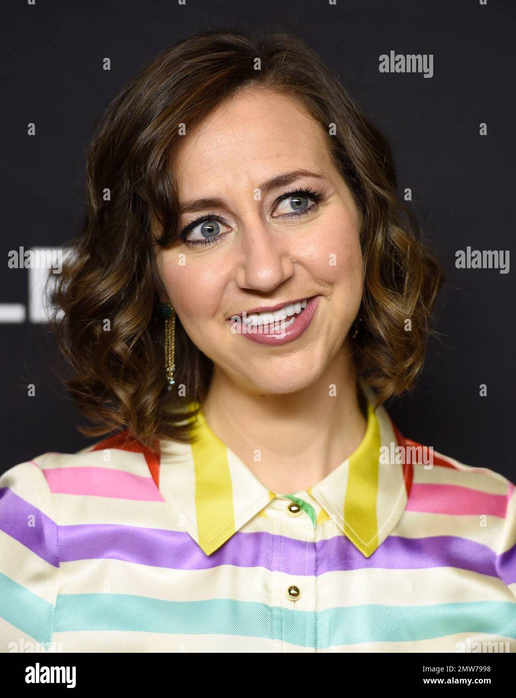 Kristen Schaal, a voice actor in the animated television series "Bob's ...