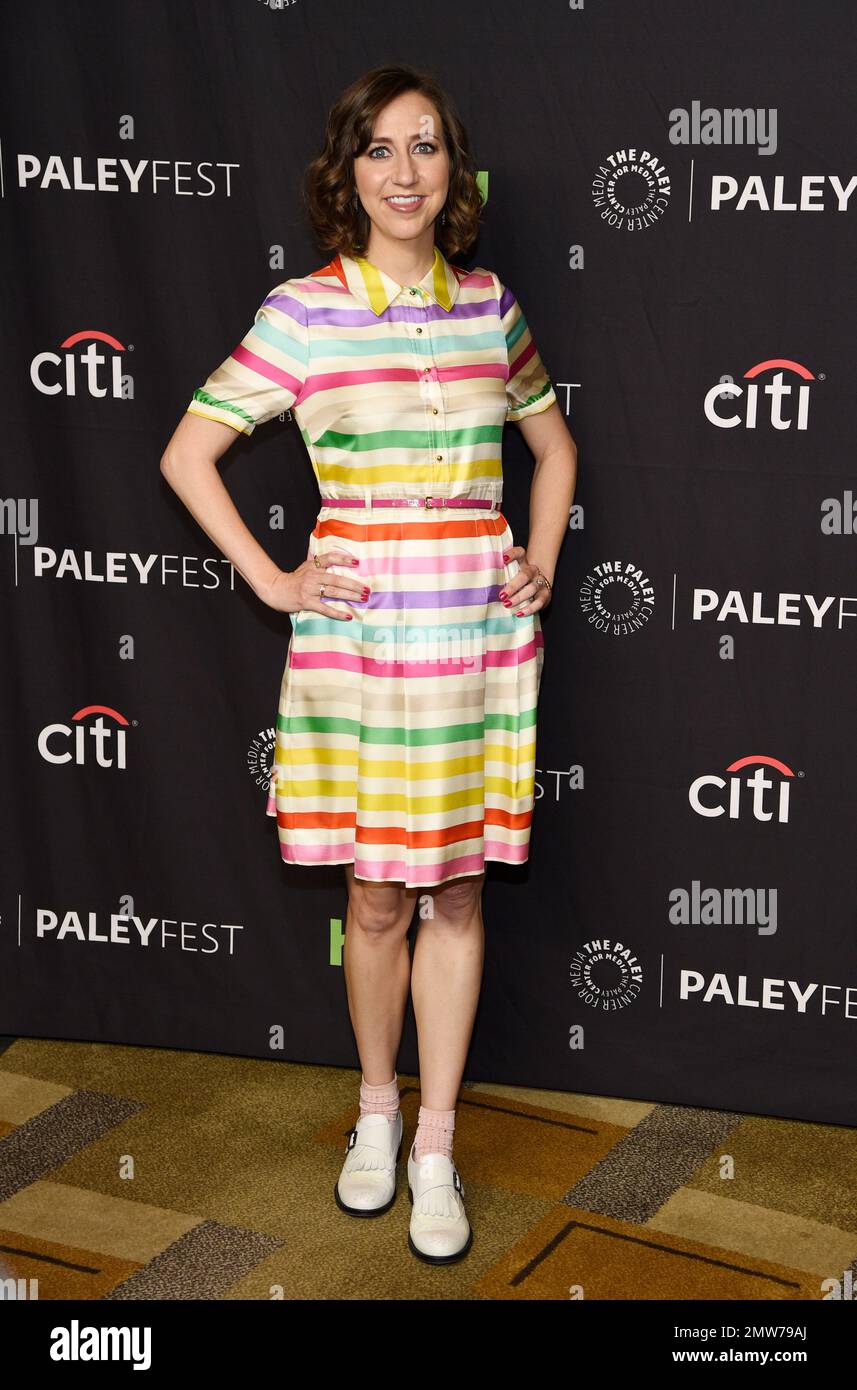 Kristen Schaal, a voice actor in the animated television series "Bob's ...