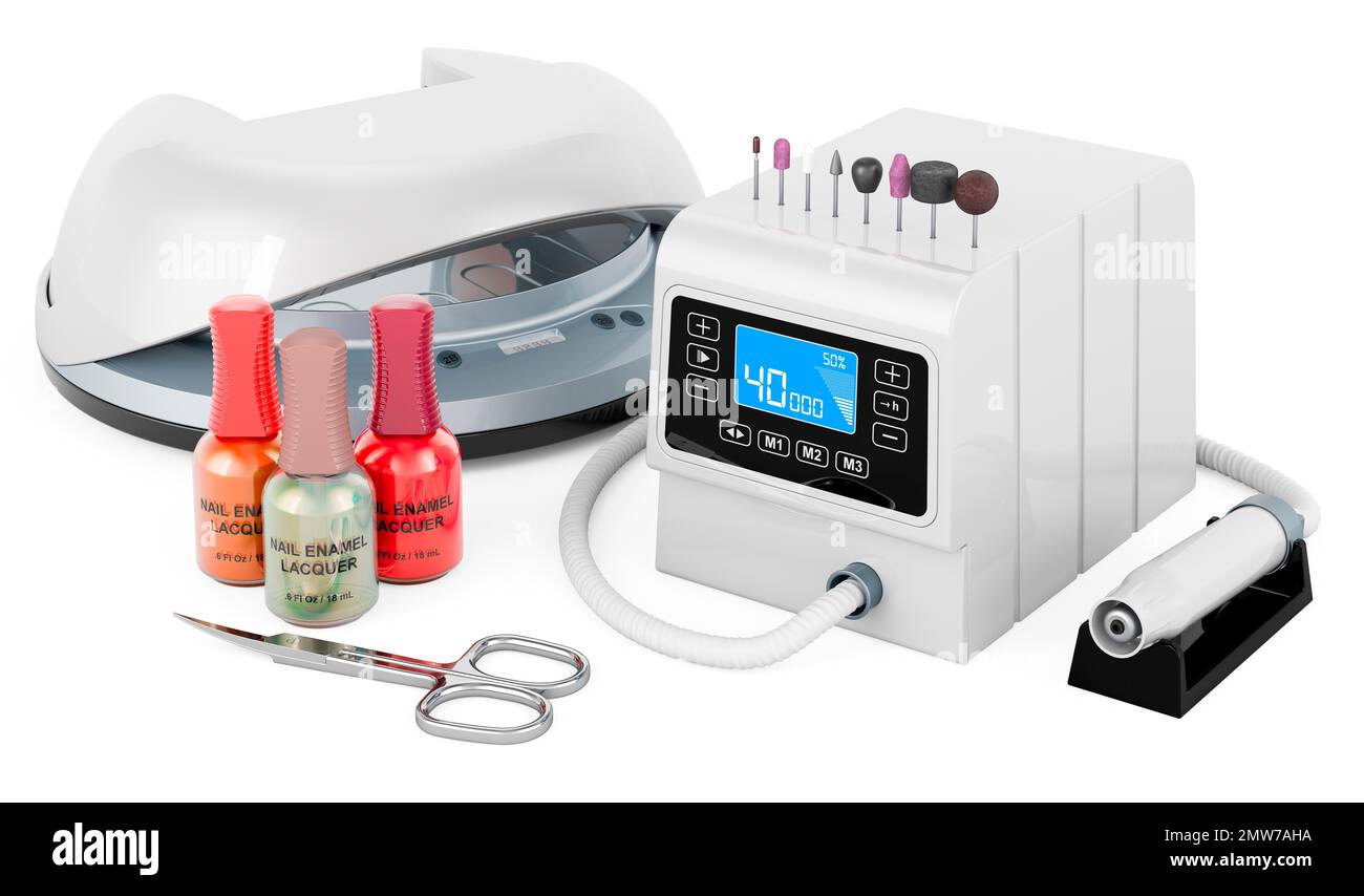 Professional pedicure machine Cut Out Stock Images & Pictures - Alamy