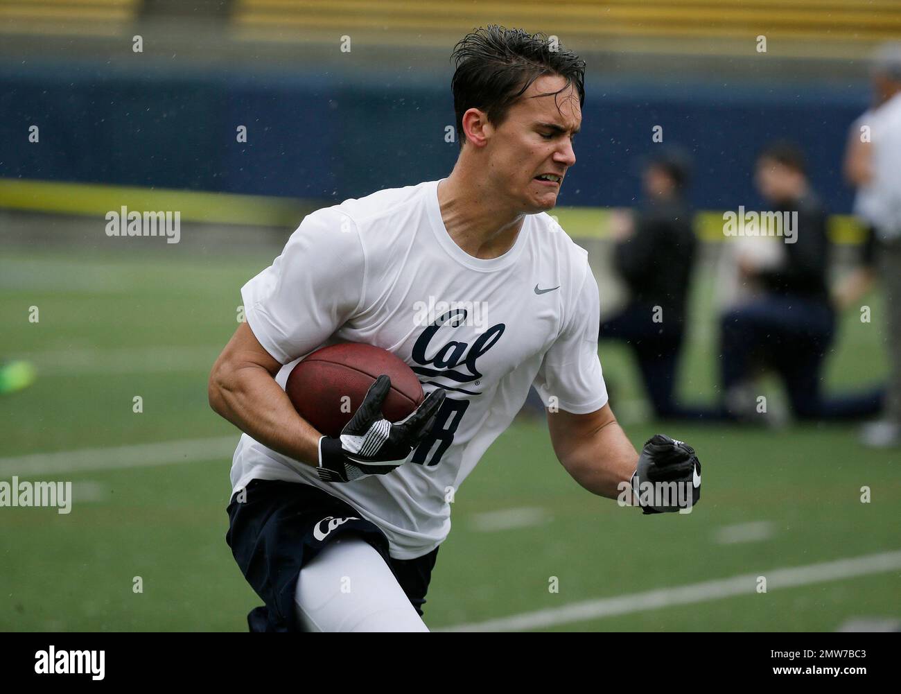 California wide receiver Chad Hansen during NFL football pro day Friday ...