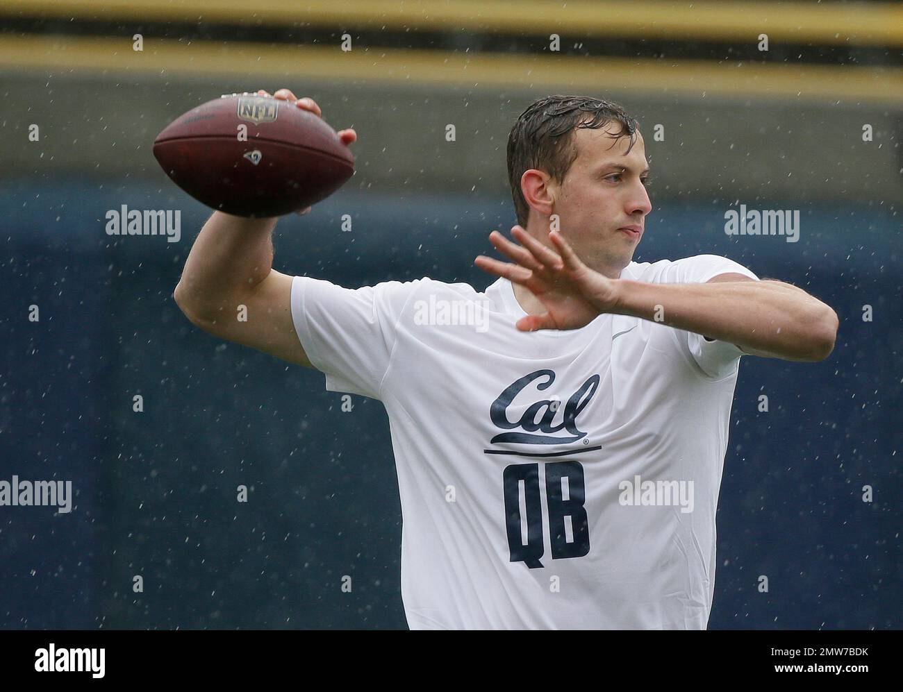 California quarterback Davis Webb during NFL football pro day Friday ...