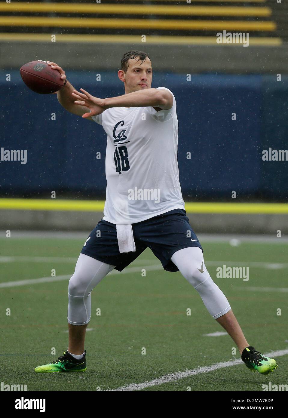 California quarterback Davis Webb during NFL football pro day Friday ...