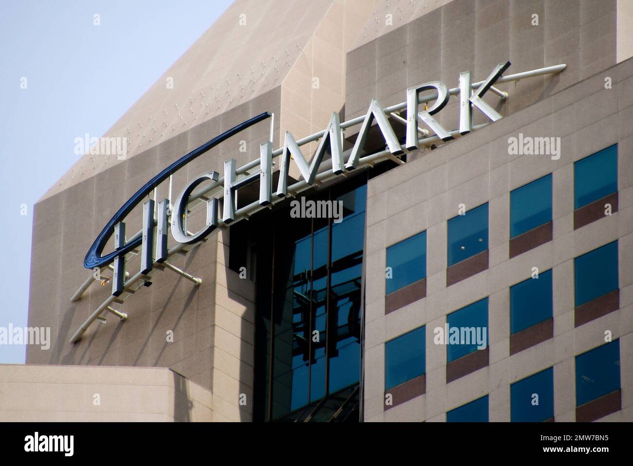 In this photo made on Friday, March 24, 2017, the trademark sign for ...