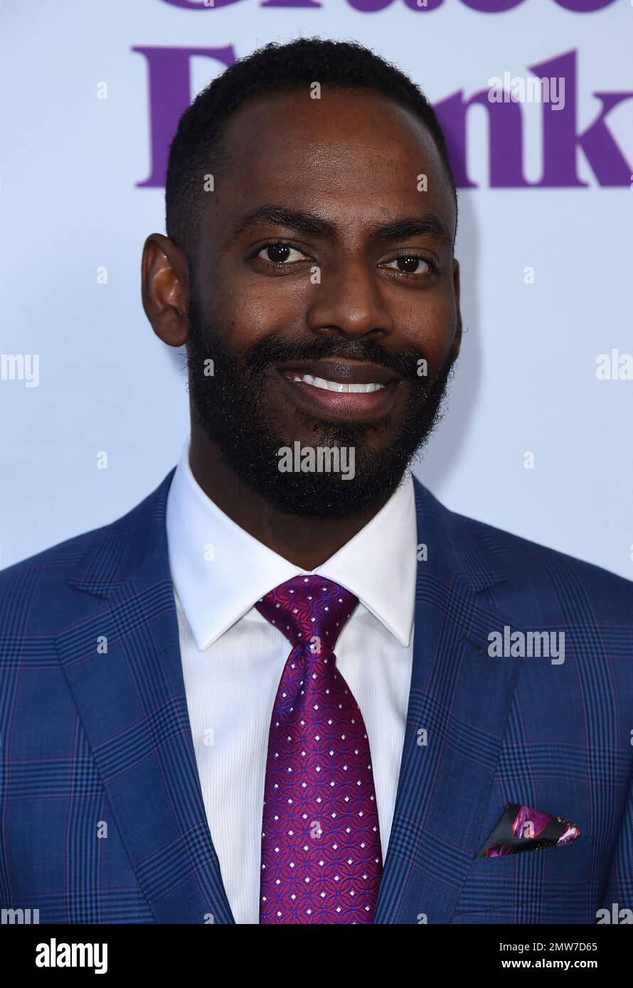 Baron Vaughn arrives at the Los Angeles premiere of "Grace and Frankie ...