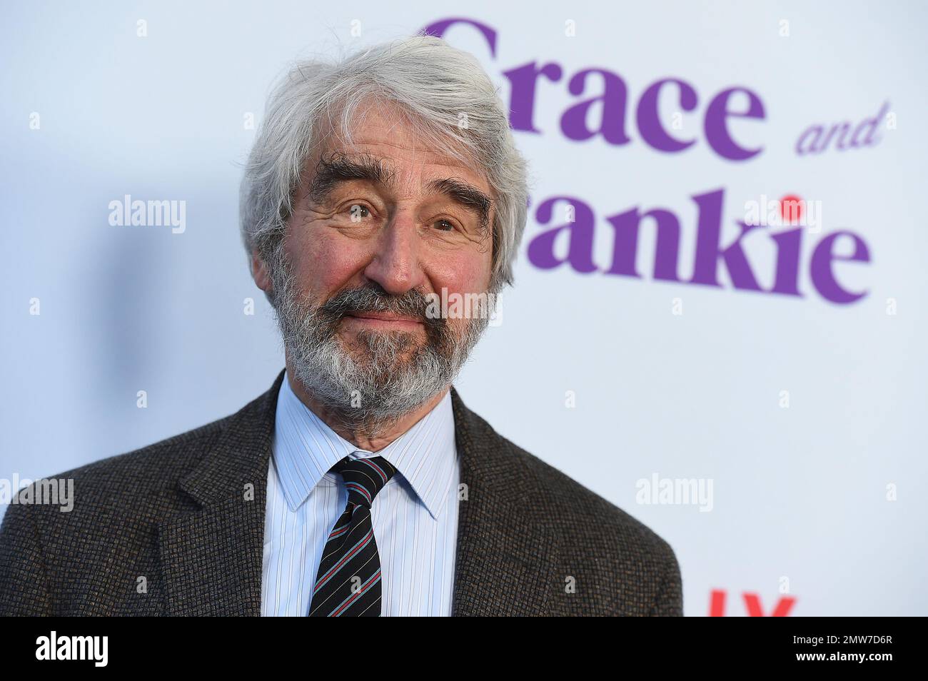 Sam Waterston arrives at the Los Angeles premiere of "Grace and Frankie ...