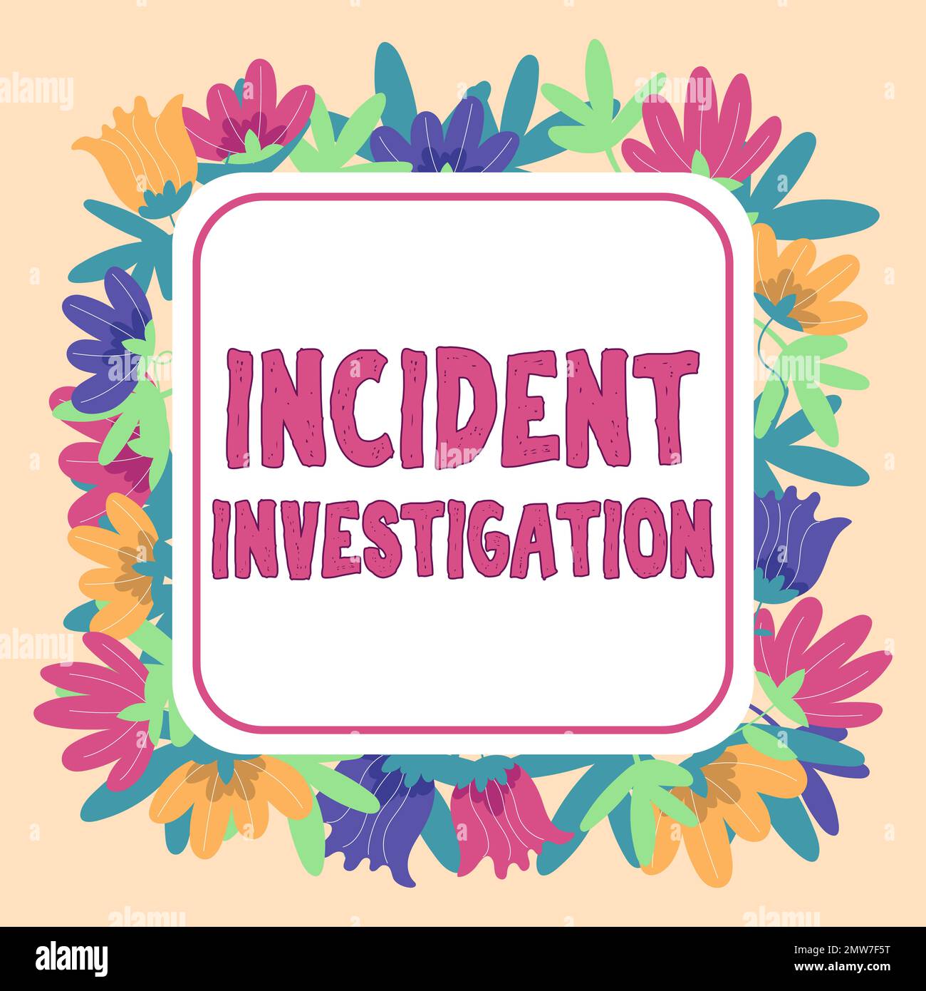 Writing displaying text Incident Investigation. Business idea responsible for the integrity of ...