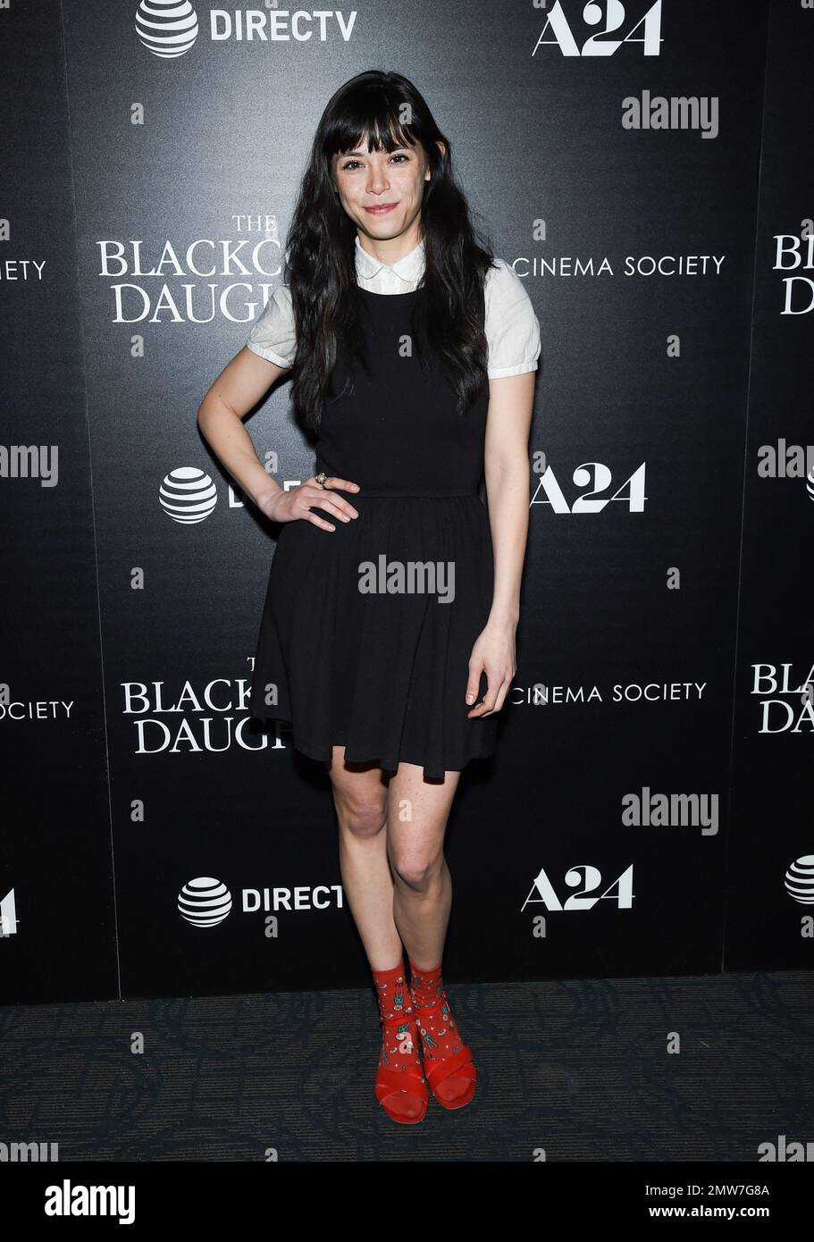 Mitzi Akaha attends a special screening of "The Blackcoat's Daughter ...