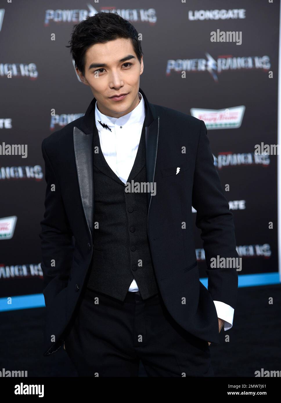 Ludi Lin arrives at the Los Angeles premiere of Saban's "Power Rangers ...