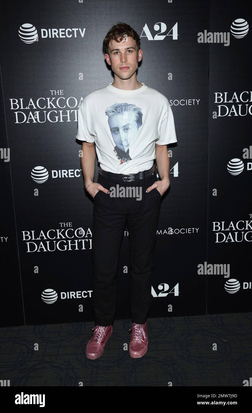 Actor Tommy Dorfman attends a special screening of "The Blackcoat's ...