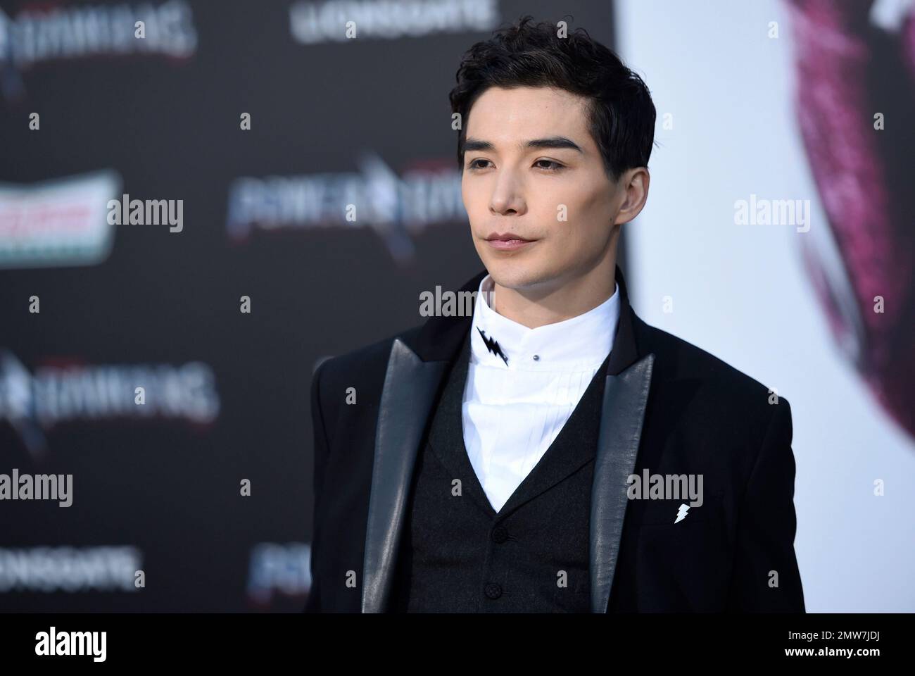 Ludi Lin arrives at the Los Angeles premiere of Saban's "Power Rangers ...