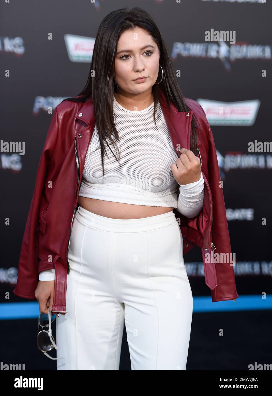 Emma Kenney arrives at the Los Angeles premiere of Saban's "Power ...