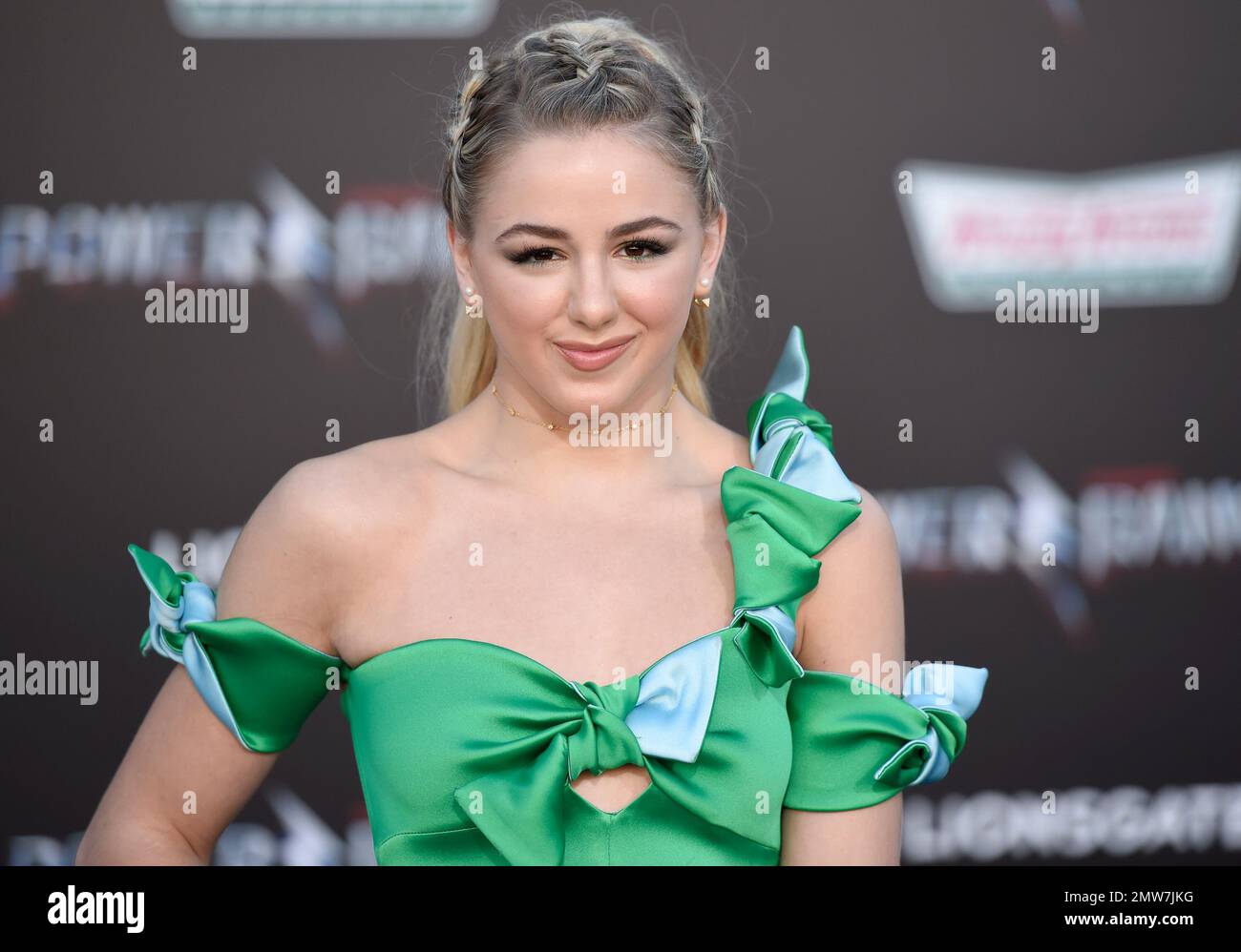 Chloe Lukasiak arrives at the Los Angeles premiere of Saban's "Power ...