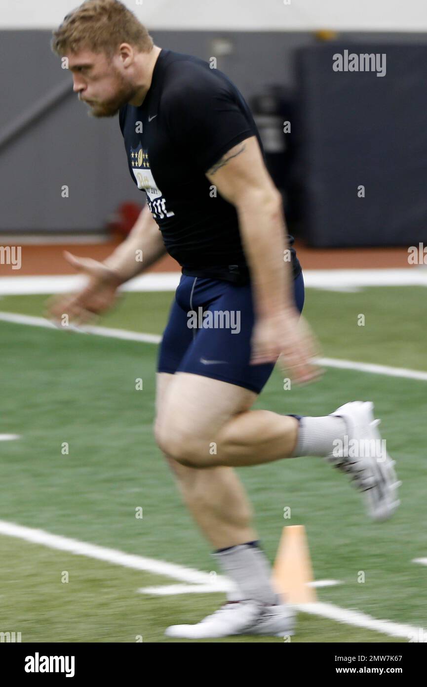 Offensive lineman John Guy (62) participates in Pittsburgh's NFL ...