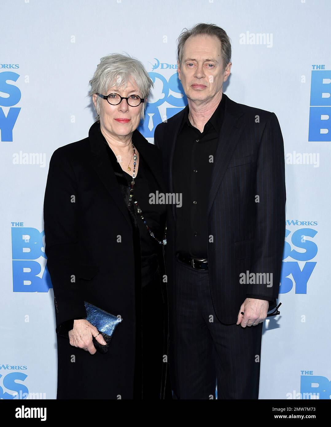 Actor Steve Buscemi and wife Jo Andres attend the premiere of "The Boss ...