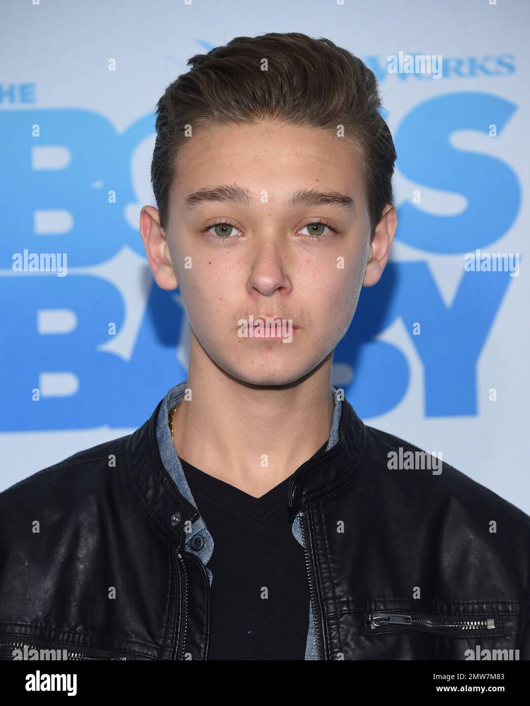 Actor James Freedson-Jackson attends the premiere of "The Boss Baby" at ...