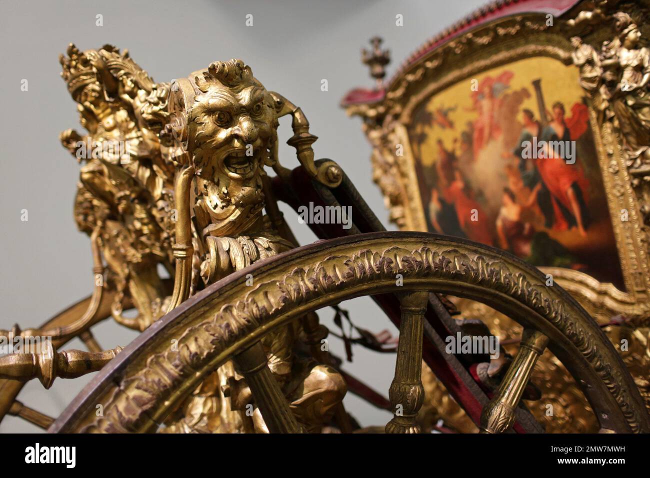 FILE - In this May 14, 2015, file photo, an 18th Century coach is ...