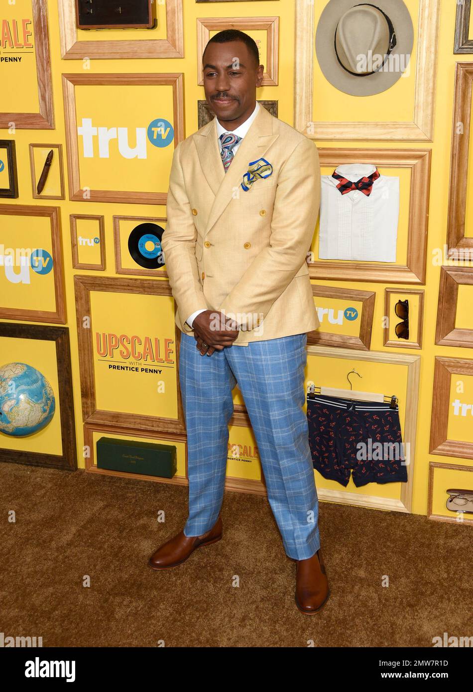 Prentice Penny arrives at a premiere for "Upscale with Prentice Penny ...