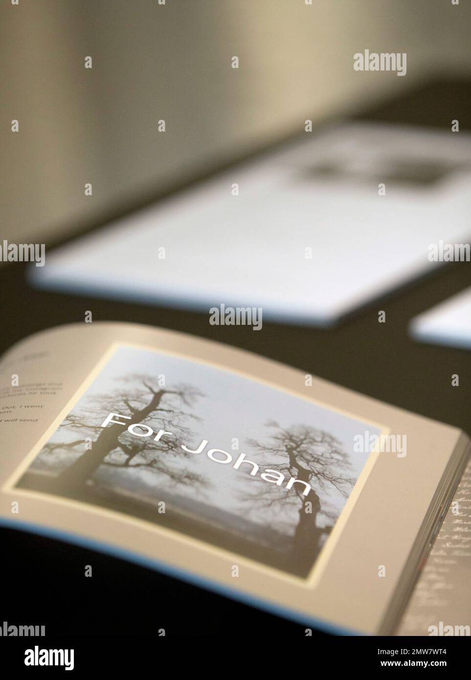 In this photo taken on Friday, March 17, 2017, a book with remembrances ...