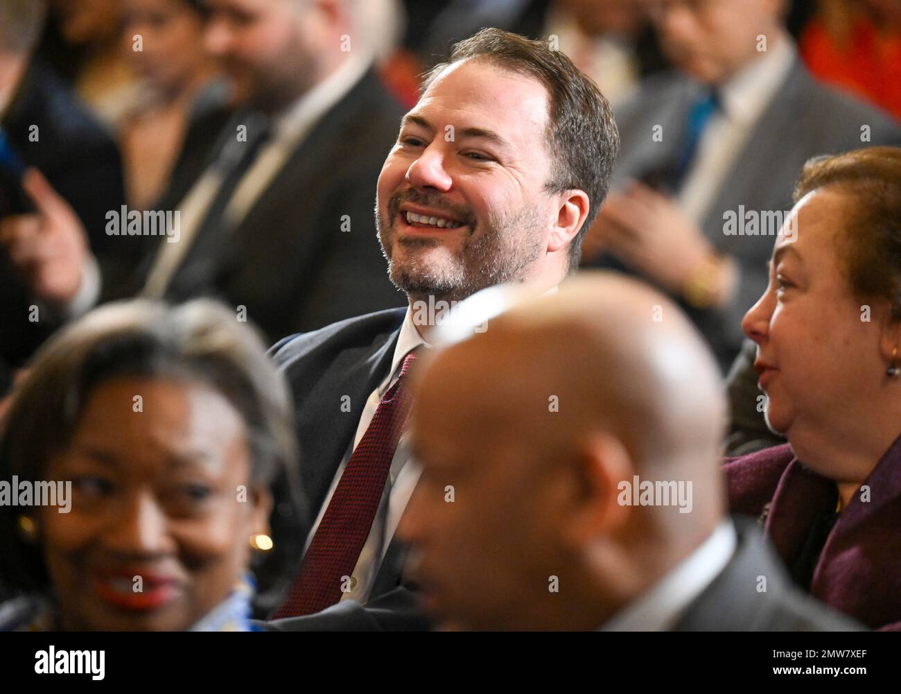Senate Minority Leader Robert Ortt, R-Lockport, waits for the start of ...