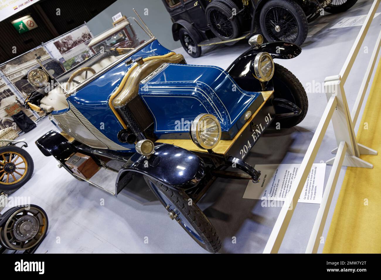 Paris, France. 31th Jan, 2023. Renault Type IG (1921) - Preview evening ... Paris, France. 31th Jan, 2023. Renault Type IG (1921) - Preview evening ...