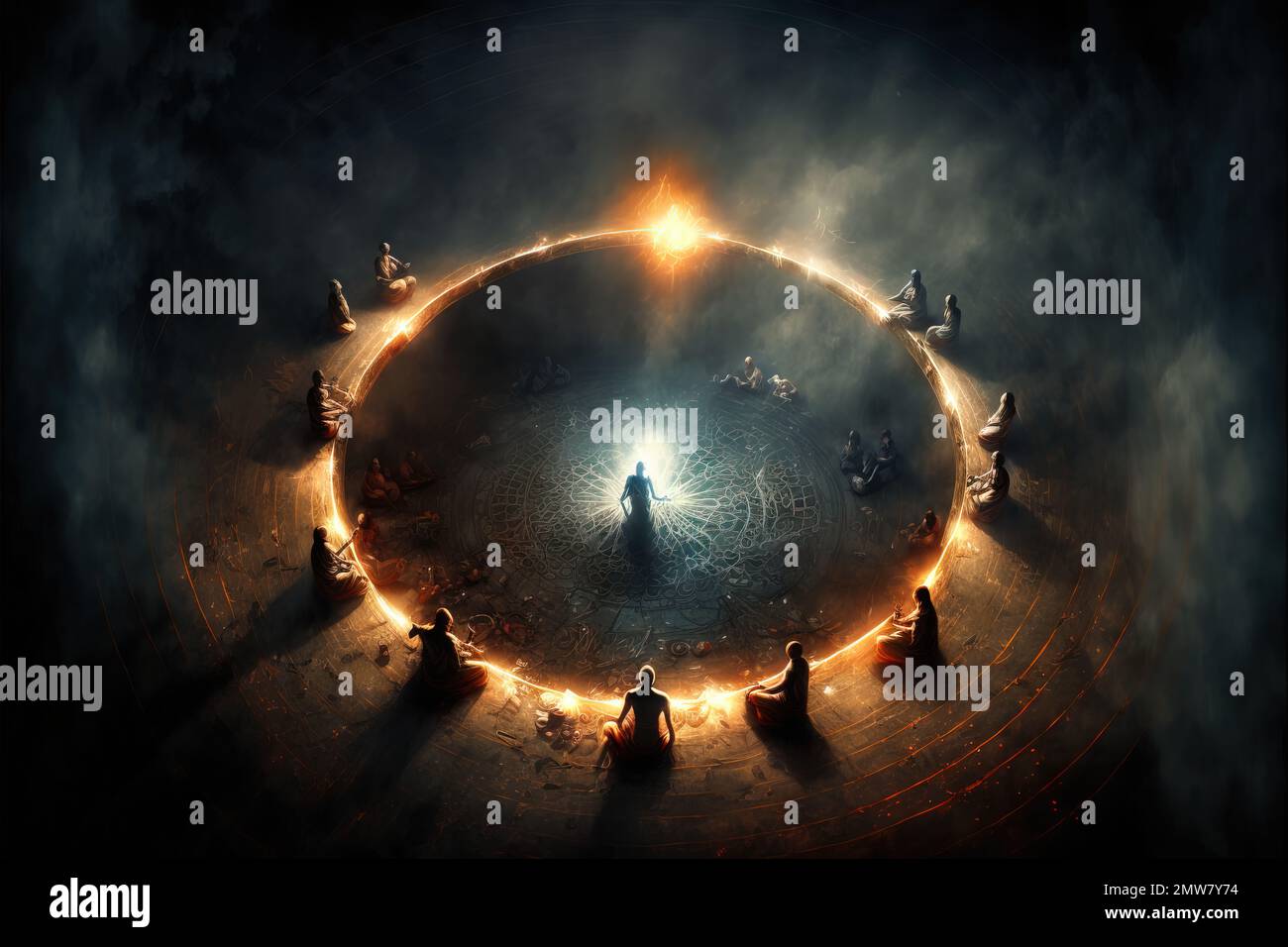 Witches circle hi-res stock photography and images - Alamy