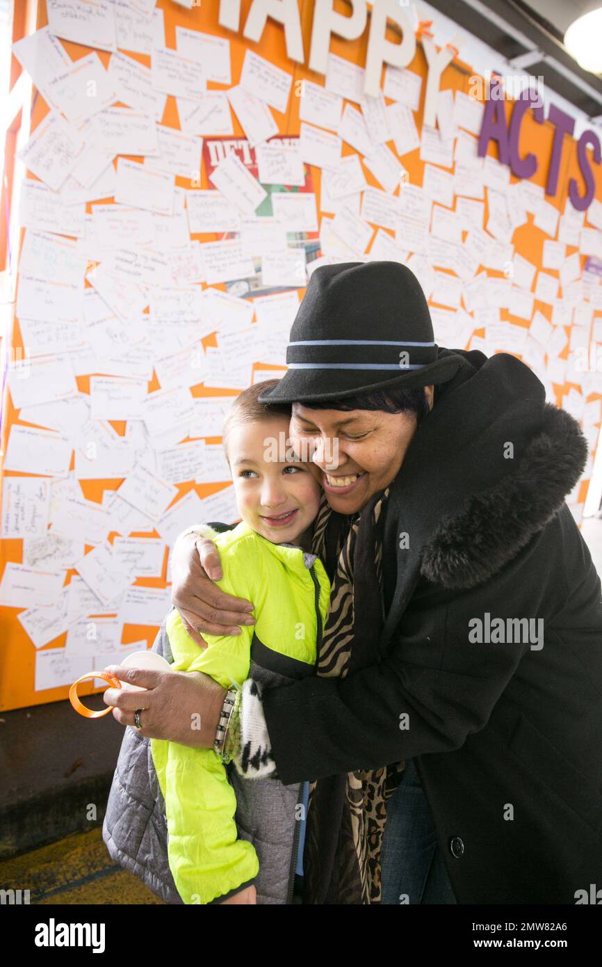 IMAGE DISTRIBUTED FOR LIVE HAPPY MAGAZINE - Steven Engleman, 7, gets a ...