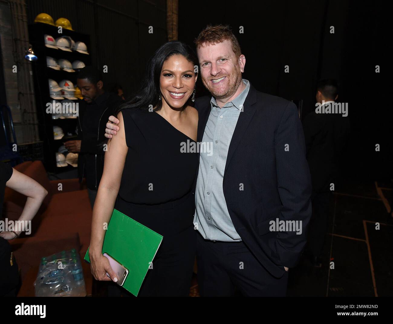 Merle Dandridge, left, and Gil Cates Jr. attend Backstage at the Geffen ...