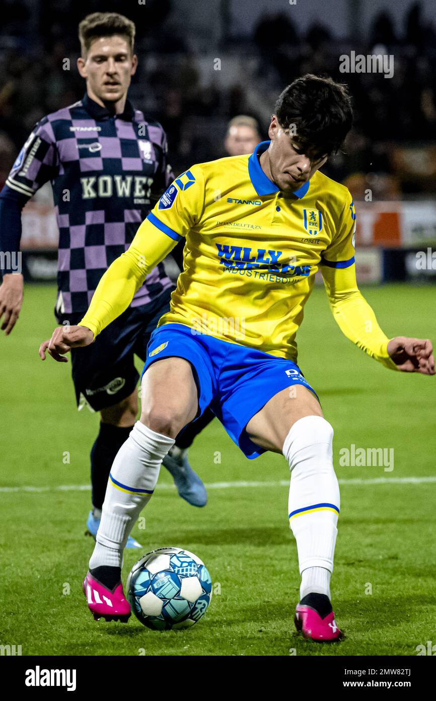 WAALWIJK , Netherlands, 01-02-2023, football, Mandemakers Stadium ...