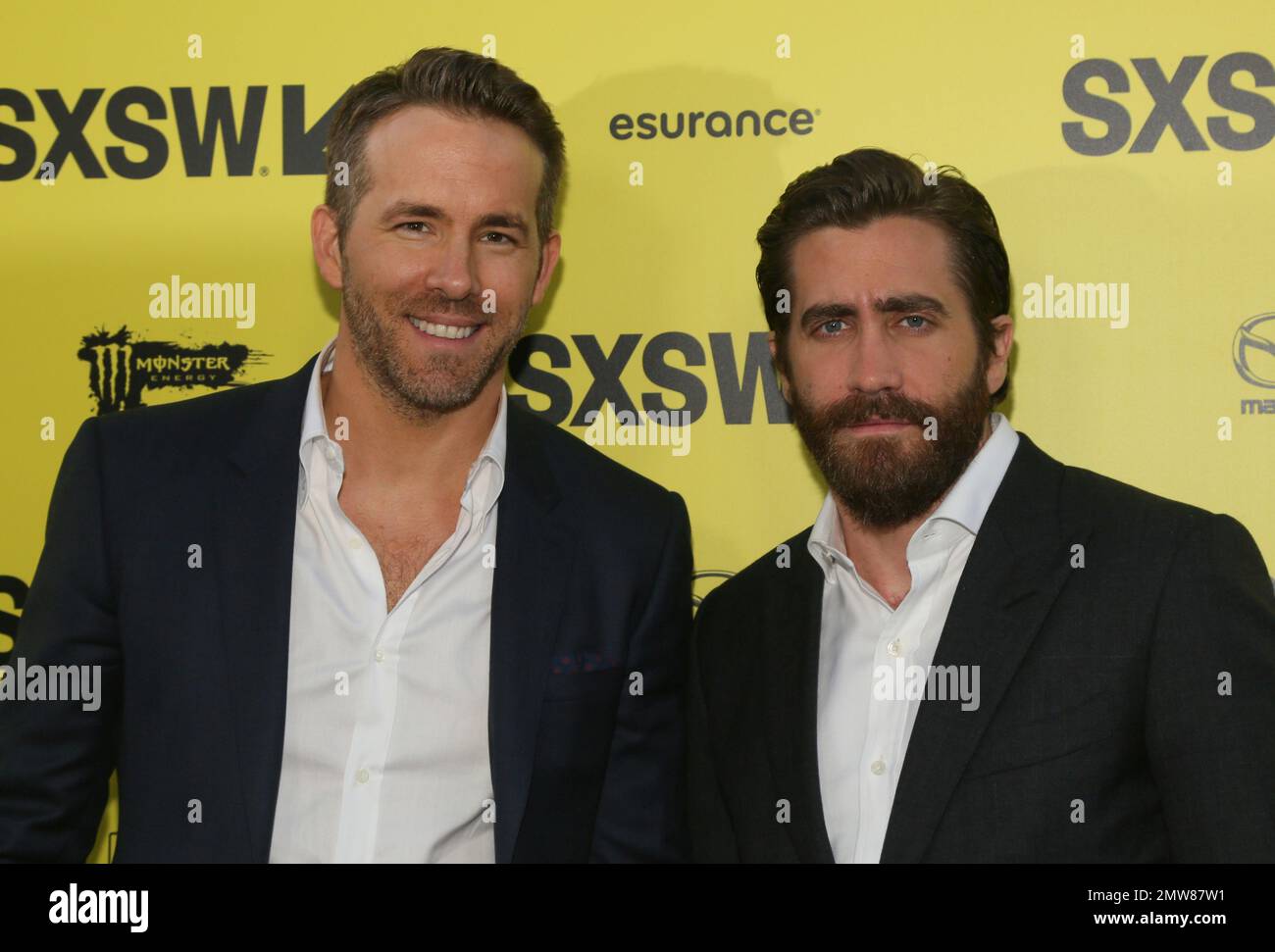 Ryan Reynolds, left, and Jake Gyllenhaal arrive for the world premiere ...