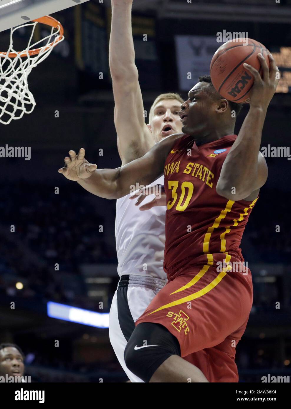 Iowa State's Deonte Burton (30) goes up for a shot against Purdue's ...