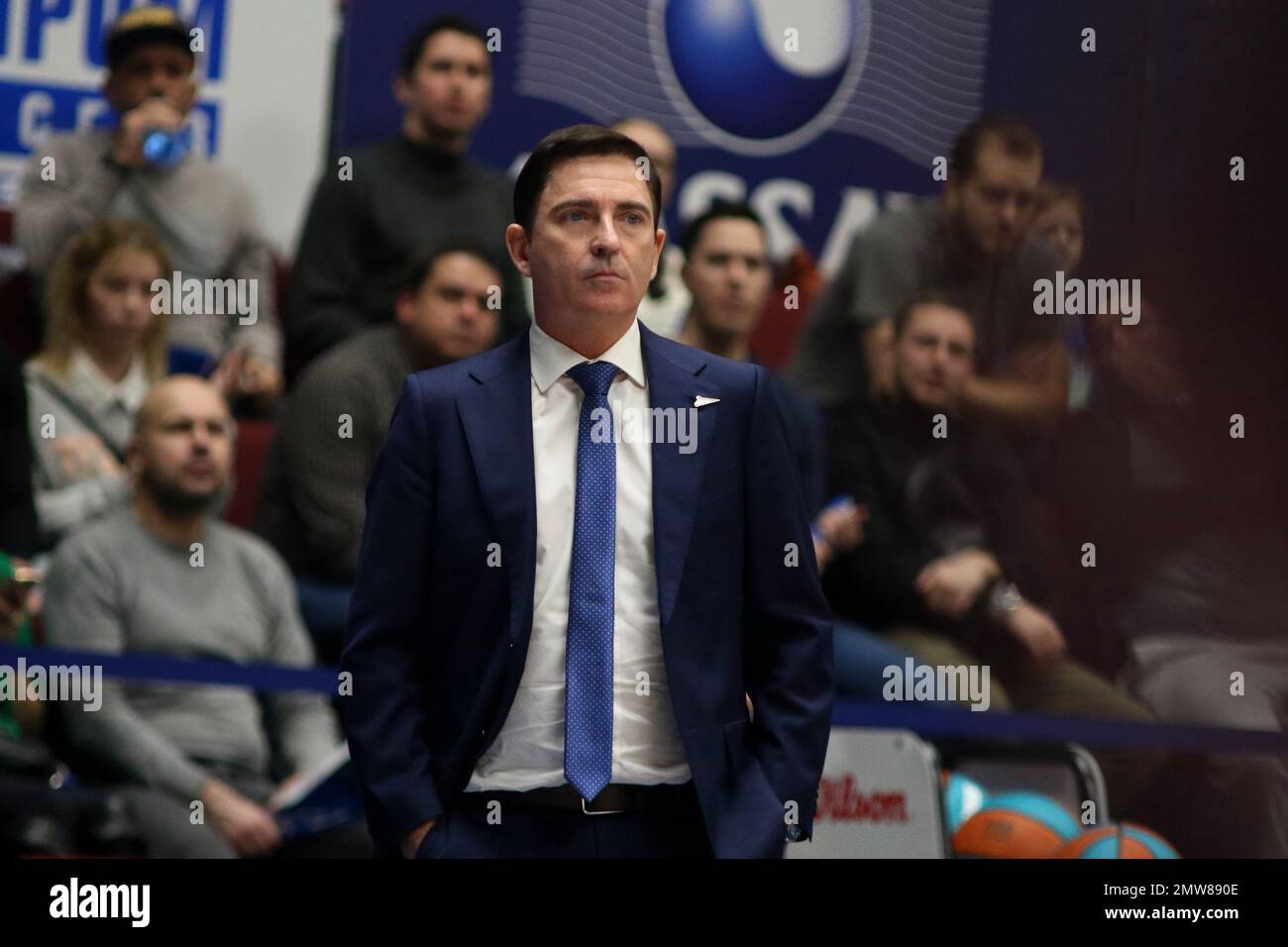 Saint Petersburg, Russia, 01 February 2023: Basketball, VTB United ...