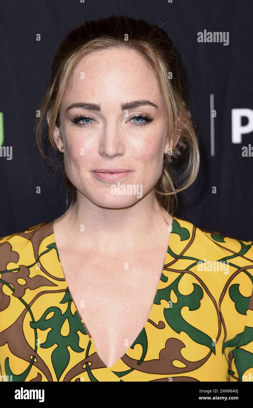 Caity Lotz attends the 34th annual PaleyFest: "CW's Heroes & Aliens ...