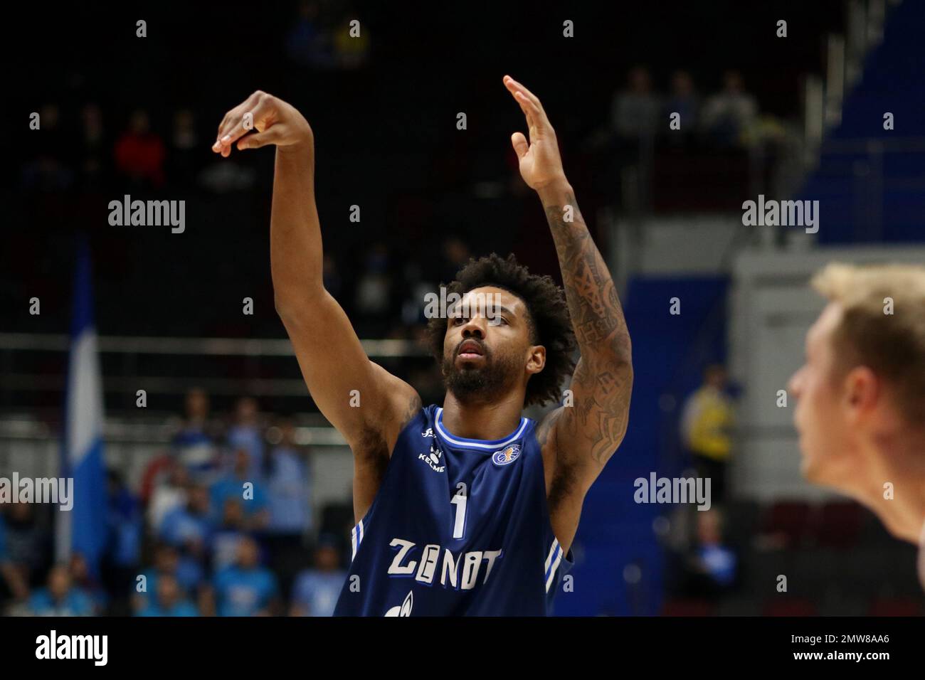 Saint Petersburg, Russia, 01 February 2023: Basketball, VTB United ...